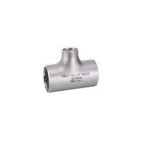 China Seamless Pipe Fittings cold forming Semi Seamless Buttweld Carbon Steel tee for sale