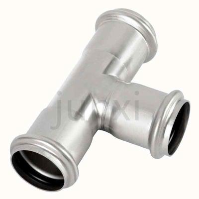 China High quality Compression fitting Stainless steel TEE pipe fittings ss316 for sale