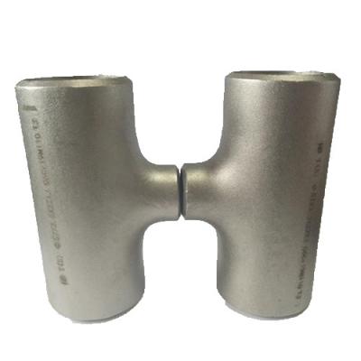 China Sch 5S Alloy Welded 48 Inch S32205 Steel Pipe Tee for sale