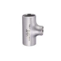 China Sch 5S ASTM A403 Forged Butt Weld Equal Tee Seamless Pipe Fittings for sale