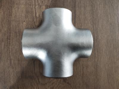 China Stainless Steel 90 Degree ODM Straight Cross Seamless Pipe Fittings for sale