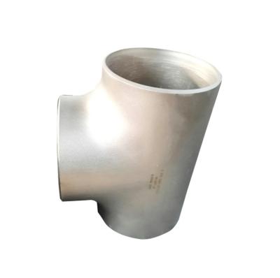 China Carbon Steel Asme B16.9 Straight Reducing Tee Seamless Pipe Fittings for sale