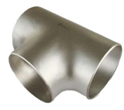China Customized Sanitary Pipe Buttweld Stainless Steel Tee Fittings for sale