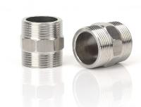 China Sus Male Threads Joint Water Plumbing Ss 304 Hex Nipple for sale