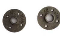 China 10 Pack 1/2 Inch Grey Malleable Cast Iron Floor Flange Seamless Pipe Fittings for sale