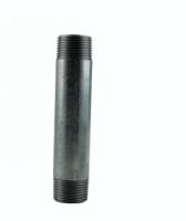 China Seamless Steel Hot Dip Galvanized Black Toe Pipe Nipple Fittings for sale