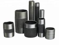 China Seamless Steel Hot Dip Galvanized Black Toe Pipe Nipple Fittings for sale