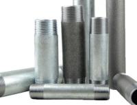 China Seamless Steel Hot Dip Galvanized Black Toe Pipe Nipple Fittings for sale