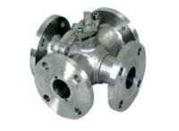 China Q646F WCB 304 316 316L Four Way Ball Valve PN1.6 2.5 4.0 6.4Mpa for sale