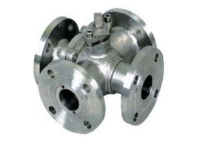 China Q646F WCB 304 316 316L Four Way Ball Valve PN1.6 2.5 4.0 6.4Mpa for sale