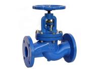 China DIN 3202-F1 MSS-SP-85 Pn25 Flanged Globe Valves Ductile Iron Cast Steel Bellows Seal for sale