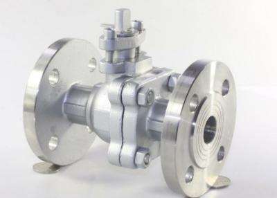 China Oil And Gas 1/2 2 PC Ss 316 Ball Valve Flange / Threaded Industrial Control Valves for sale
