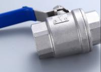 China 1/2 Inch SS304 2pc Stainless Steel Ball Valve Industrial Control Valves for sale