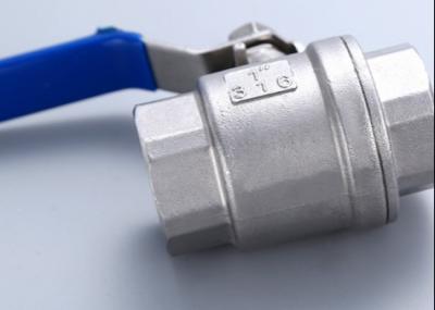 China 1/2 Inch SS304 2pc Stainless Steel Ball Valve Industrial Control Valves for sale