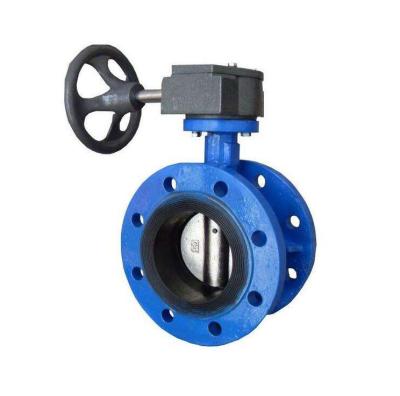 China Pn10/16 Flangeless Butterfly Valve Ductile Iron Cast Iron Wafer Or Lug Type for sale