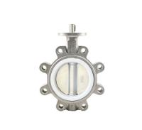 China Pn16 Cast Iron Body Butterfly Valves / Industrial Control Valves 1/2