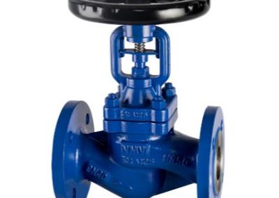 China Din 3202-F1 Industrial Control Valves Cast Iron Flanged Globe Valve Bellow Seal for sale