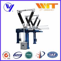 China High Voltage Double Earthing Substation Disconnect Switches Three Phase Simple Structure 126KV for sale