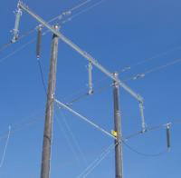 China Composite Housed Transmission Line Surge Arrester High Voltage , Silicon Rubber Material for sale