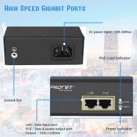 China 75w Dc Poe Injector Industrial Grade Lightning Proof Poe Power Supply Device for sale
