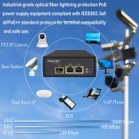 China Single Port Gigabit Poe Injector Industrial Power Over Ethernet Active 95w 55v for sale