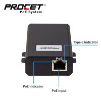 China 44-57vdc Poe Usb C Splitter Ethernet Converter for sale