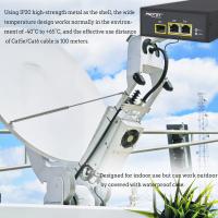 China Fiber Converter 802.3bt Poe Injector Gigabit Data Rates Metal Case Surge Protector for sale
