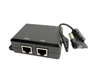 China Separating Power And Data 15.4w 802.3 Af Poe Injector Outputs 12vdc 1.5a for sale