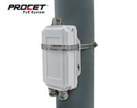 China White 100v Midspan Af 802.3 Poe Injector Ip67 Single Port for sale