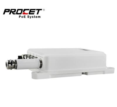 China Single Port Outdoor Poe Injectors Input 100-240vac Active Poe Adapter 1.5a 60w for sale