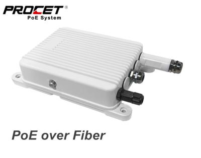 China Procet Wall Mounted Poe Fiber Media Converter 10g Outdoor for sale