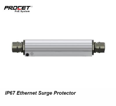 China 100watt Poe Surge Protectors Outdoor Ethernet Lan Gigabit Rj45 Lightning Protection for sale