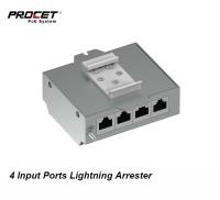 China 4 Pairs Ieee802.3bt Poe Surge Protector Outdoor Din Rail Ethernet Lightning for sale