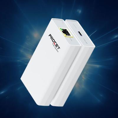 China 44-57v DC Gigabit PoE Injector Standard Type-C Interface PoE Power Injector for sale