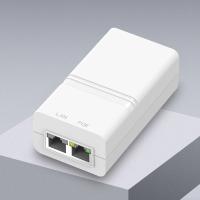 China PoE+ power injector with input 100-240Vac for IP Cameras for sale