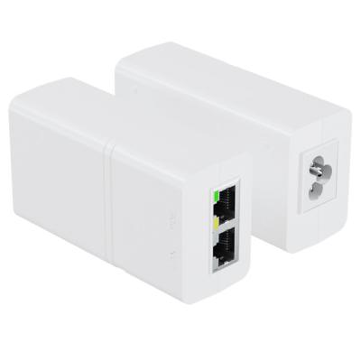 China 15w Cat5e Cables PoE Power Adapter 802.3 Af PoE Injector for sale