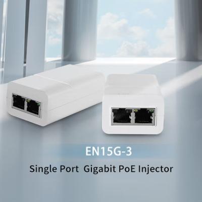 China PoE Power Injector With Cat6 Cables 100 Meters Effective Distance for sale