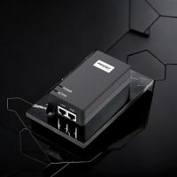 China Black Poe++ Injector Adapter For IoT Application And Door Locks for sale