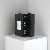 China Procet Industrial Din Rail Poe Injector With Ieee802.3at Standard for sale