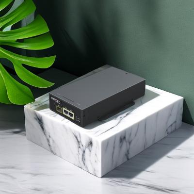 China Single Port Multi Gigabit Fiber Poe Injector Boost Your Network'S Performance for sale