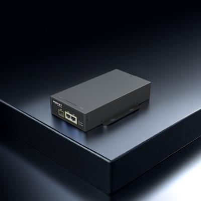 China 90W 802.3af standard Power Over Ethernet Industrial fiber PoE injector PoE solution for sale