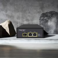 China Advanced Industrial rated PoE++ Network Solution 802.3bt fiber PoE injector for sale