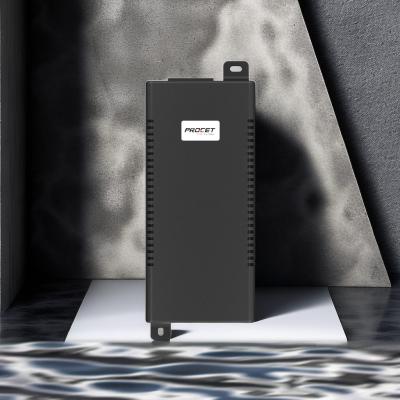 China 55Vdc indoor PoE output Gigabit Ethernet PoE-PD Media Converter use for IP Cameras for sale