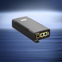 China Bt Standard 60w Sfp To Ethernet Converter Poe Injector With Ac Input And Poe Output Port for sale