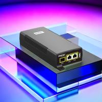 China Bt Standard 60w Sfp To Ethernet Converter Poe Injector With Ac Input And Poe Output Port for sale