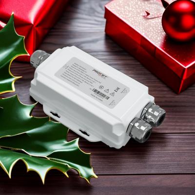 China 1000mps Poe Extender Outdoor White Aluminum Alloy Housing Waterproof Procet for sale