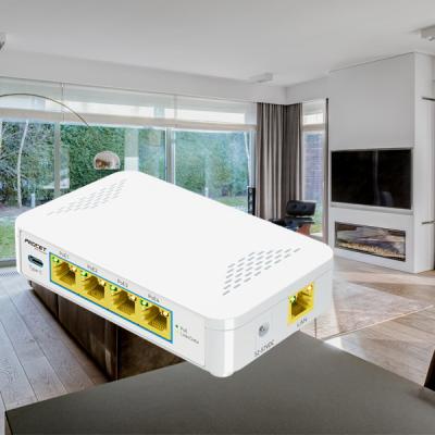 China 10/100/1000Mbps Data Speed 802.3bt PoE Extender for Industrial Networks for sale