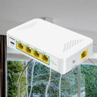 China Small Size White Gigabit PoE Extender EN-PEX04GBC 116.4mm X 71.3mm X 30.5mm for sale