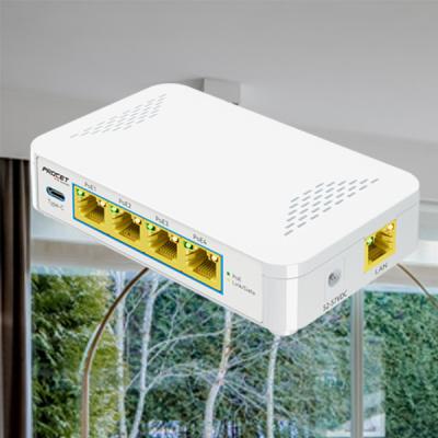 China Small Size White Gigabit PoE Extender EN-PEX04GBC 116.4mm X 71.3mm X 30.5mm for sale
