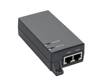 China IP40 Fire Retardant 15 Watt IEEE802.3AF PoE Injector PT-PSE100GF for sale